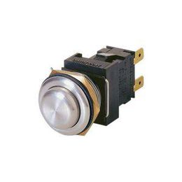 arcolectric (Bulgin) Ltd Push Button Switch, Latching, Panel Mount, 19.2mm Cutout, DPDT, 250V ac, IP66 - H8350RPAAA