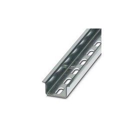 Phoenix Contact Steel Perforated DIN Rail, Deep Top Hat Compatible, 2000mm x 35mm x 15mm - 0806602