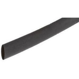 HellermannTyton Adhesive Lined Heat Shrink Tubing, Black 8mm Sleeve Dia. x 1.2m Length 4:1 Ratio, TA42 Series - 9146805