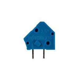 WAGO PCB Terminal Block, 1-Contact, 5mm Pitch, Through Hole Mount, Solder Termination - 236-744