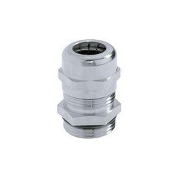 lapp SKINTOP Series Metallic Nickel Plated Brass Cable Gland, M16 Thread, 4.5mm Min, 10mm Max, IP68, IP69 - 53112010 + 52103010
