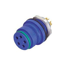 Binder Circular Connector, 5 Contacts, Panel Mount, Miniature Connector, Socket, Female, IP67, 720 Series - 99-9116-60-05
