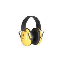 3M PELTOR Optime I Ear Defender with Headband, 26dB, Black, Yellow - H510F-404