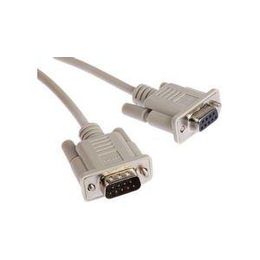 ROLINE Male 9 Pin D-sub to Female 9 Pin D-sub Serial Cable, 10m - 11.01.6290-25