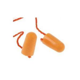 3M 1100 Series Orange Disposable Corded Ear Plugs, 37dB Rated, 100 Pairs - 1110