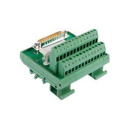 Phoenix Contact FLKM-D25 SUB/S Series 25-Contact Male Interface Module, D-sub Connector, DIN Rail Mount, 2.5A - 2281144