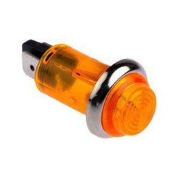 CAMDENBOSS Orange Neon Panel Mount Indicator, 240V, 13mm Mounting Hole Size - IND504203-240-T/AMB