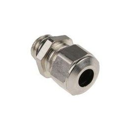 SES sterling A1 Series Metallic Nickel Plated Brass Cable Gland, M8 Thread, 3.5mm Min, 5mm Max, IP68, IP69K - A1000.08.050