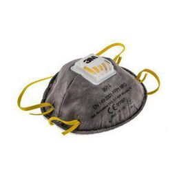 3M 9900 Speciality Series Respirator Mask for Nuisance Odour Protection, FFP1, Valved, Moulded, 10 per Package - 3M AURA 9914