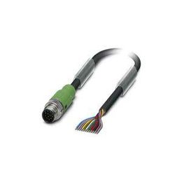 Phoenix Contact Male 12 way M12 to Sensor Actuator Cable, 1.5m - 1430530
