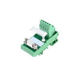 Phoenix Contact FLKM-D9 SUB/B Series 9-Contact Female Interface Module, D-sub Connector, DIN Rail Mount, 2.5A - 2281186