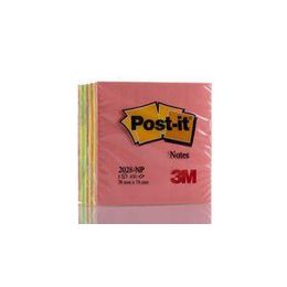 3M Post-It Pink Sticky Note, 76mm x 76mm - 50039