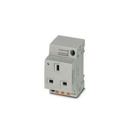 Phoenix Contact Mains Sockets, 13A, DIN Rail Mount, 250 V - 0804065