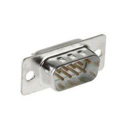 Assmann WSW A-DS 9 Way Panel Mount D-sub Connector Plug - A-DS 09 LL/Z