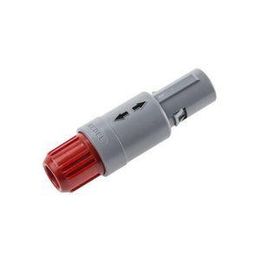 Lemo Circular Connector, 4 Contacts, Cable Mount, Plug, Male, IP50, Redel P Series - PAG.M0.4GL.AC52R