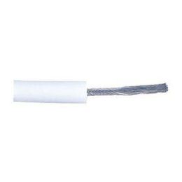Alpha Wire 39X2220 Series White 0.33 mm&sup2; Hook Up Wire, 22 AWG, 7/0.25 mm, 30.5m, Silicone Insulation - 39X2220 WH