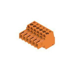 Weidm&uuml;ller Weidm&uuml;ller 3.5mm Pitch 6 Way Pluggable Terminal Block, Plug, Cable Mount, Screw Down Termination - 1597400000