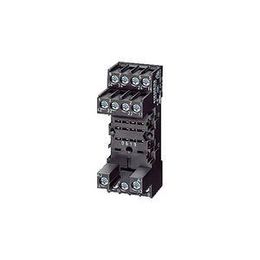 Siemens LZS 0 Pin Snap-On Rail Mount Relay Socket, for use with PT Relay - LZS:PT78740