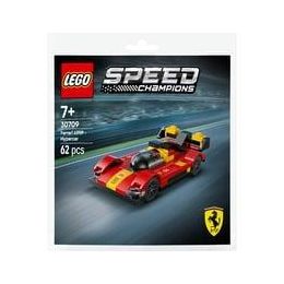 Lego 30709 Speed Champions Ferrari 499P Supersportwagen, Konstruktionsspielzeug Polybag