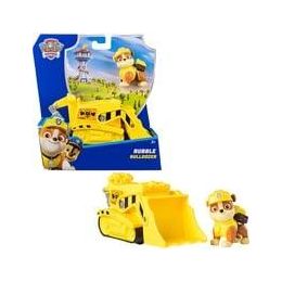 Spin Master Paw Patrol - Baufahrzeug mit Rubble Spielfigur, Spielfahrzeug