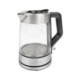 ProfiCook Glas-Wasserkocher PC-WKS 1190 G inox/schwarz, 1,7 Liter