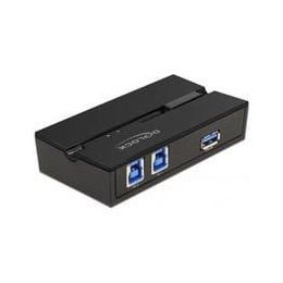 Delock USB 3.0 Switch f&uuml;r 2 PC an 1 Ger&auml;t, USB-Switch