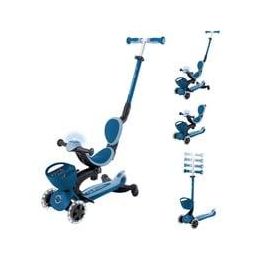 Globber Go-Up Baby Lights 360, Scooter hellblau/petrol