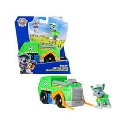 Spin Master Paw Patrol - Recycling-Truck mit Rocky Spielfigur, Spielfahrzeug