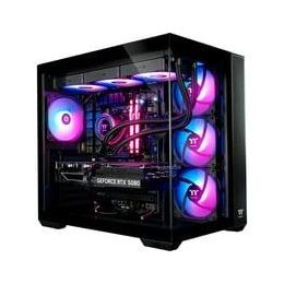 Thermaltake FTW RTX 5080 Black, Gaming-PC schwarz/transparent, Windows 11 Home