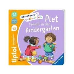 Ravensburger tiptoi Abenteuer Gro&szlig;werden: Piet kommt in den Kindergarten, Lernbuch