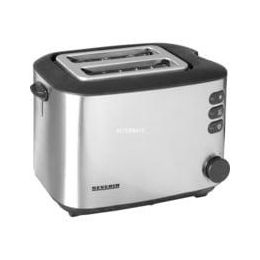 Severin Automatik-Toaster AT 2514 edelstahl/schwarz, 850 Watt, f&uuml;r 2 Scheiben Toast, Retail