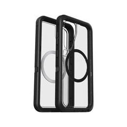 Otterbox Defender XT, Handyh&uuml;lle transparent/schwarz, Samsung Galaxy S25, mit Magneten