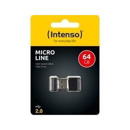 Intenso Micro Line 64 GB, USB-Stick schwarz