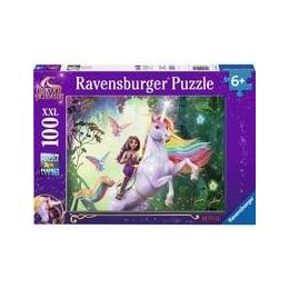 Ravensburger Kinderpuzzle Unicorn Academy - Sophia und Wildstar 100 Teile