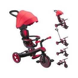 Globber Explorer Trike 4 in 1, Kinderfahrzeug rot