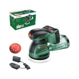 Bosch Akku-Exzenterschleifer EasyOrbit 18V-10, 18Volt gr&uuml;n, Li-Ionen Akku 2,0Ah, POWER FOR ALL ALLIANCE