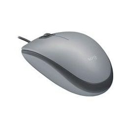 Logitech M110 Silent, Maus grau, Windows/macOS/Linux
