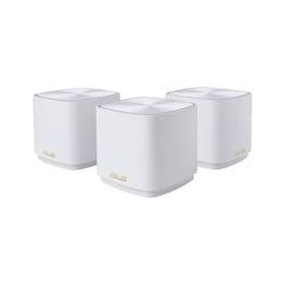 ASUS ZenWiFi AX Mini (XD4) AX1800 3er Pack, Mesh Router wei&szlig;, 1x Router + 2x Satellit