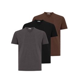Dandalo T-Shirt Herren Gr&ouml;&szlig;e XXXL braun / grau / schwarz