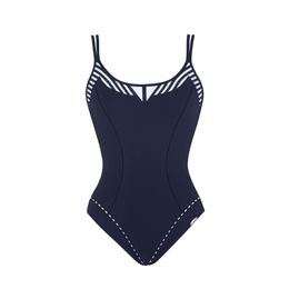 Sunflair Badeanzug Damen Gr&ouml;&szlig;e XXL navy / wei&szlig;