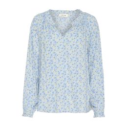 Cream Bluse 'CRTiah' Damen Gr&ouml;&szlig;e M himmelblau / pastellblau / pastellgelb / oliv