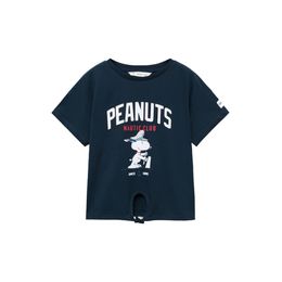 Mango Kids T-Shirt 'SYPEANUT' M&auml;dchen Gr&ouml;&szlig;e 140 navy / rot / wei&szlig;