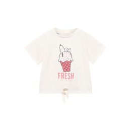 Mango Kids T-Shirt 'SYFRESH' M&auml;dchen Gr&ouml;&szlig;e 104 pink / schwarz / offwhite