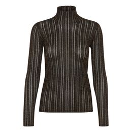 Soaked in Luxury Pullover 'Laisa' Damen Gr&ouml;&szlig;e S braun / gold