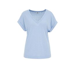 WE Fashion T-Shirt Damen Gr&ouml;&szlig;e XS hellblau