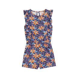 WE Fashion Jumpsuit M&auml;dchen Gr&ouml;&szlig;e 122/128 lila / orange / schwarz / wei&szlig;