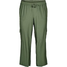 ZIZZI Hose 'Cavilma' Damen Gr&ouml;&szlig;e 40 dunkelgr&uuml;n