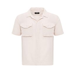 Antioch Button Up Shirt male size S Ecru