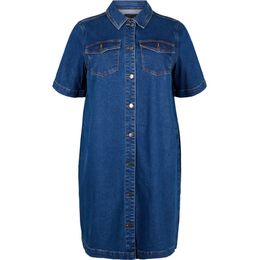 ZIZZI Kleid 'Jchar' Damen Gr&ouml;&szlig;e 42/44 blue denim Winterkleid