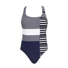 Vivid Badeanzug Damen Gr&ouml;&szlig;e M navy / wei&szlig;